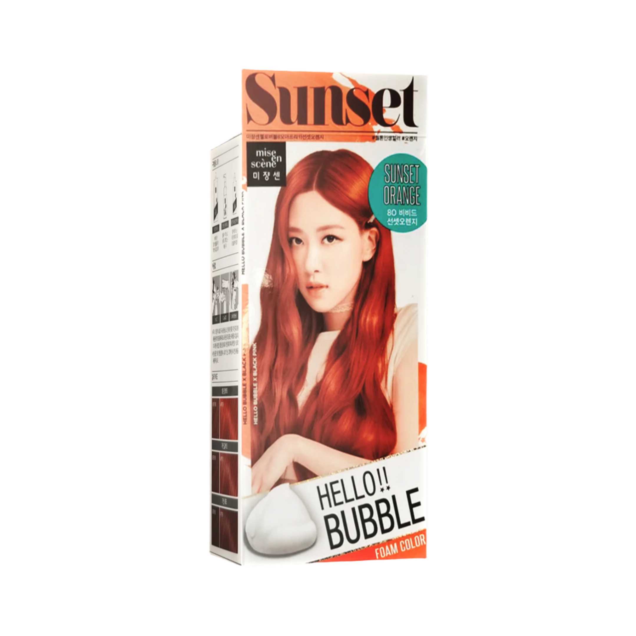 MiseEnScene Hello bubble 8O Sunset Orange | Hair Care Products