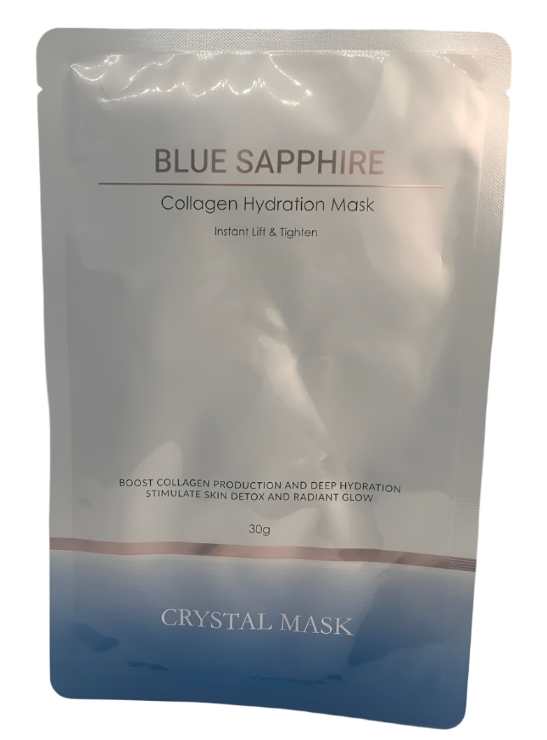 Blue Sapphire Collagen Hydration Mask from Crystal Mask
