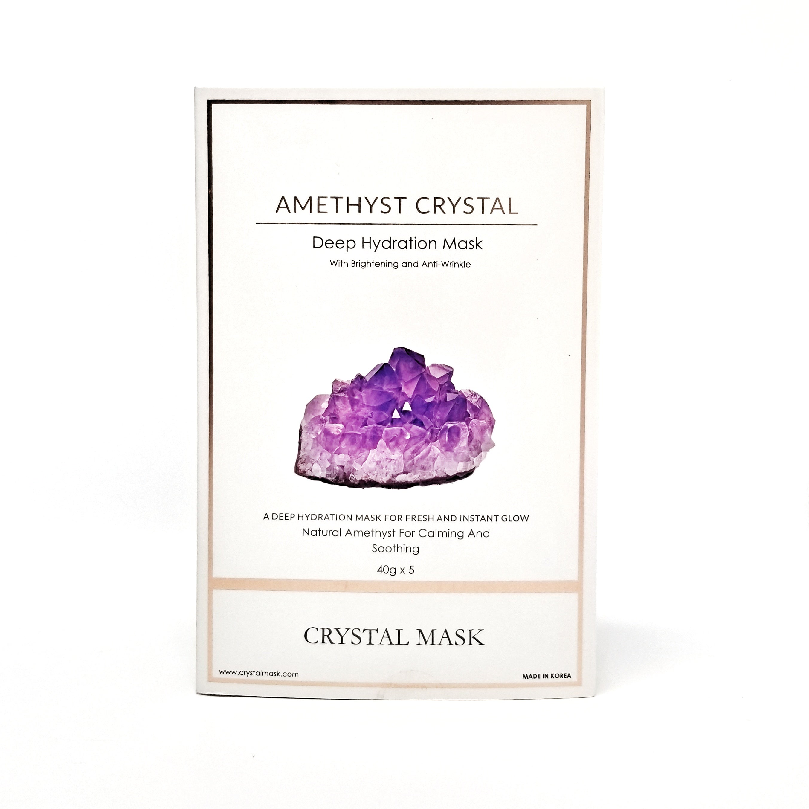 Amethyst Crystal Deep Hydration Mask By Crystal Mask