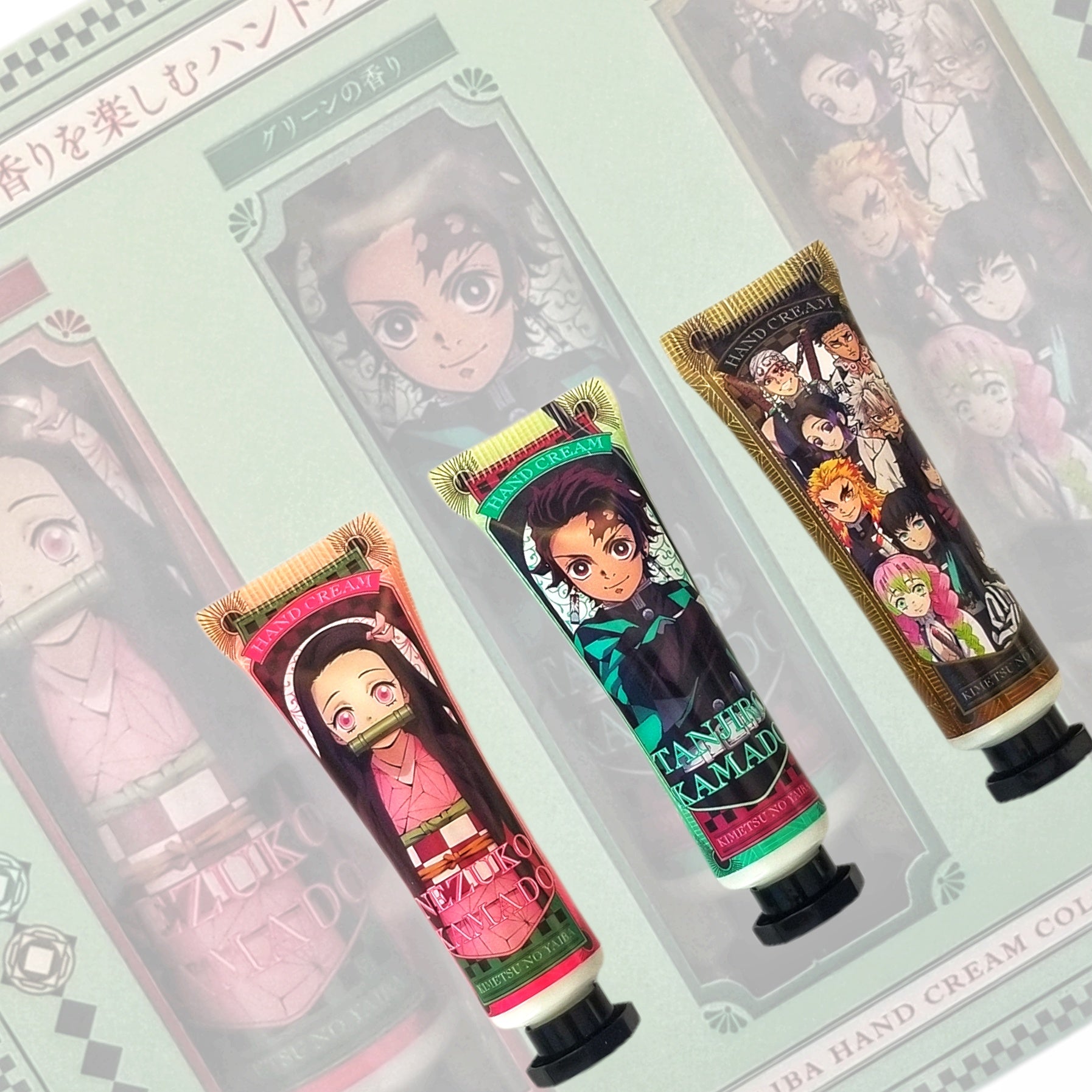 Demon Slayer Kimetsu No Yaiba Hand Cream | Green Set