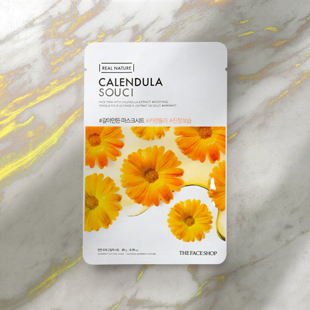 The Face Shop Real Nature Calendula Soothing Sheet Mask